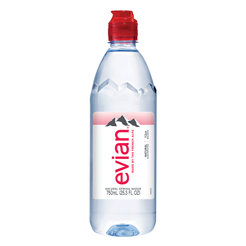 Água Mineral Evian Sem Gás Pet 750ml - MV Vinhos e espumantes