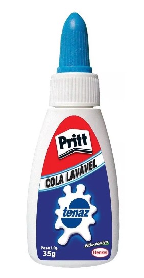 Cola Branca Liquida Tenaz Pritt 35g Original Escolar - Lojas DAT