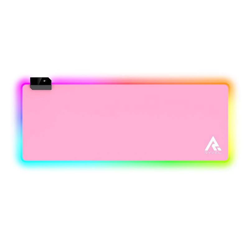 Mouse Pad Ryvel Pink RGB 800x300mm - Personalidade e Iluminação RGB ...