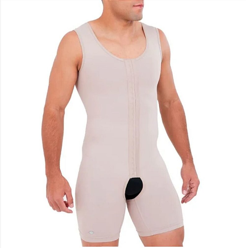 Modelador Masculino c/ abertura frontal com pernas Bioativa/ Famara ...