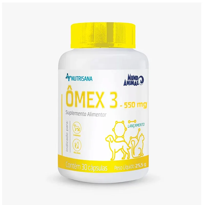 Omex 3 550mg 30 Capsula - Império Rações