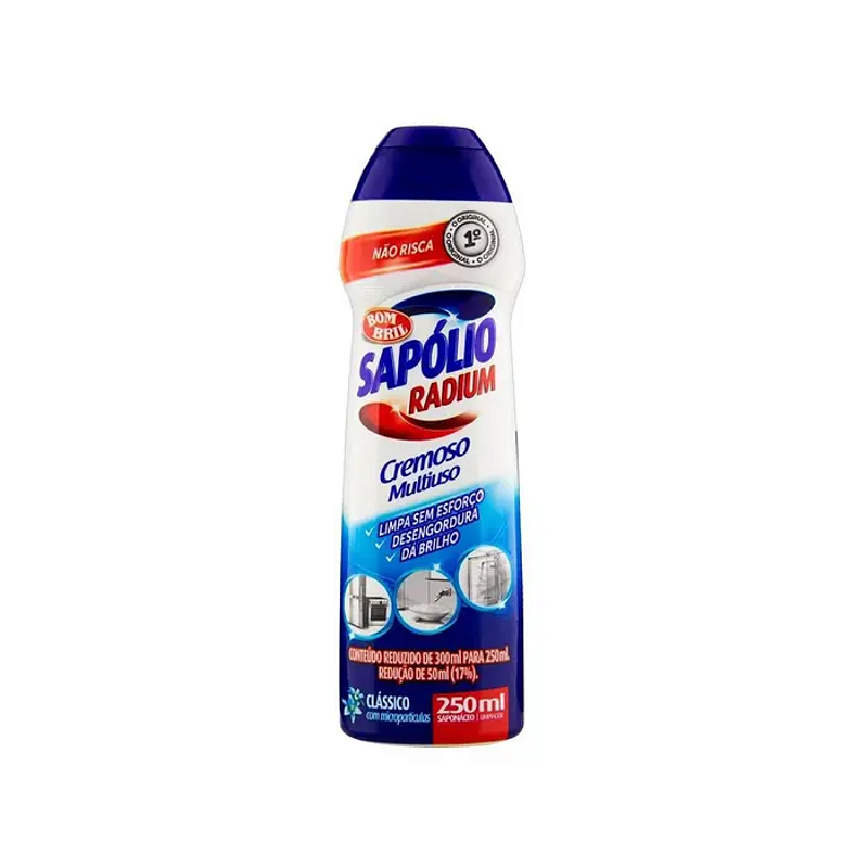 Sapólio Radium cremoso Classico 250ml - Prime Cleaning