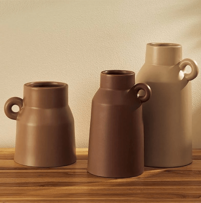 KIT VASO EM CERAMICA - 13995,13996,13997 - Linea