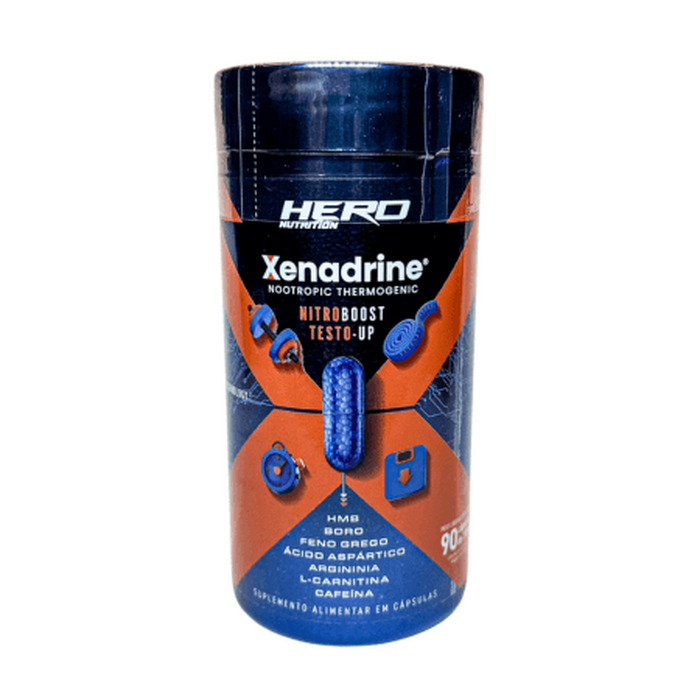 Xenadrine 90 Cápsulas Hero Nutrition - MaxForm Suplementos Alimentares
