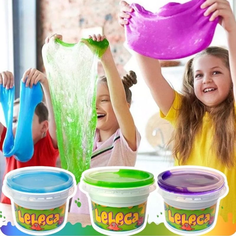 Lembrancinha Infantil Leleca Slime Sortida 125g - Diversão e ...