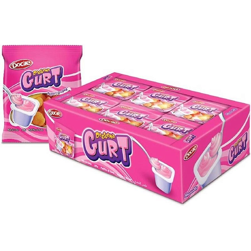 Caixa Mini Docigoma Sino Gurt - 24 pacotes - Natal da 25