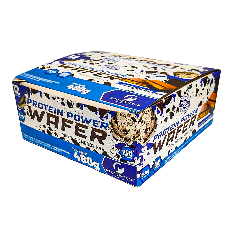 Display Protein power wafer sabor cookies'n cream - Proteintech