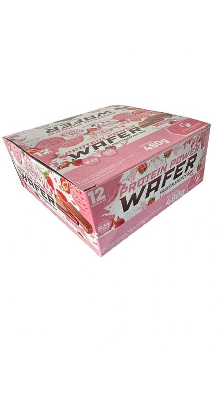 Display Protein power wafer sabor Morango - Proteintech