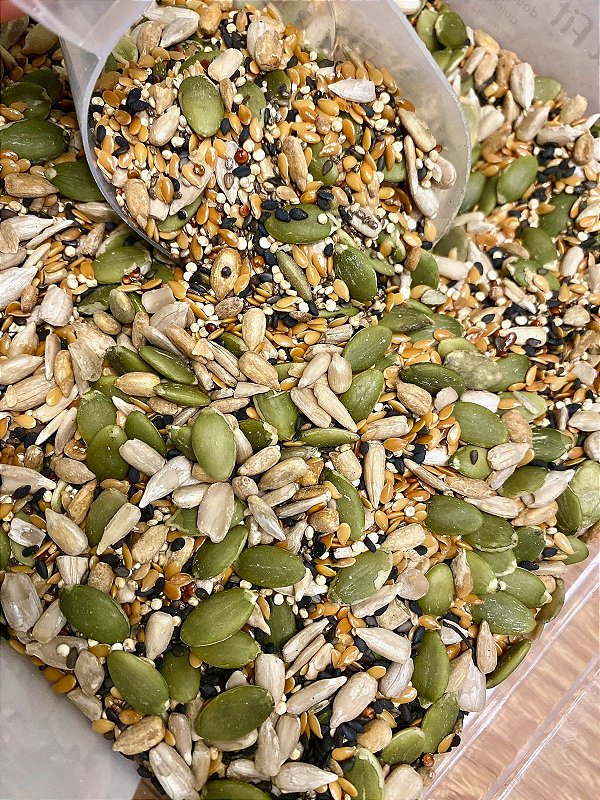 Mix de Sementes Funcionais - Empório Mix Fit Saudável