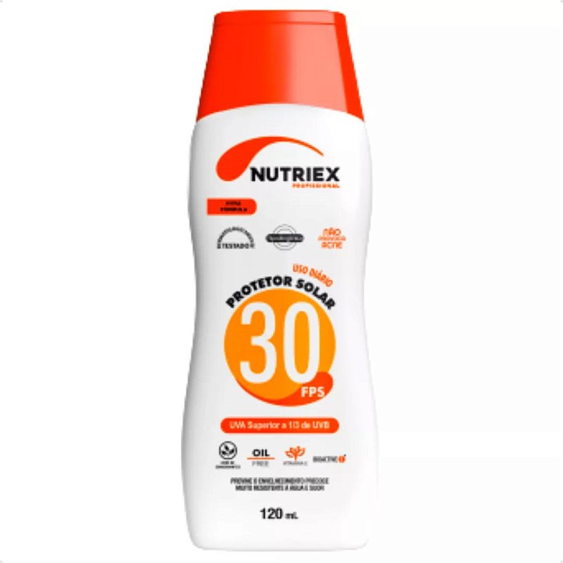 Protetor Solar Nutriex Fps30 120 Ml - Mundo Linha Viva Loja