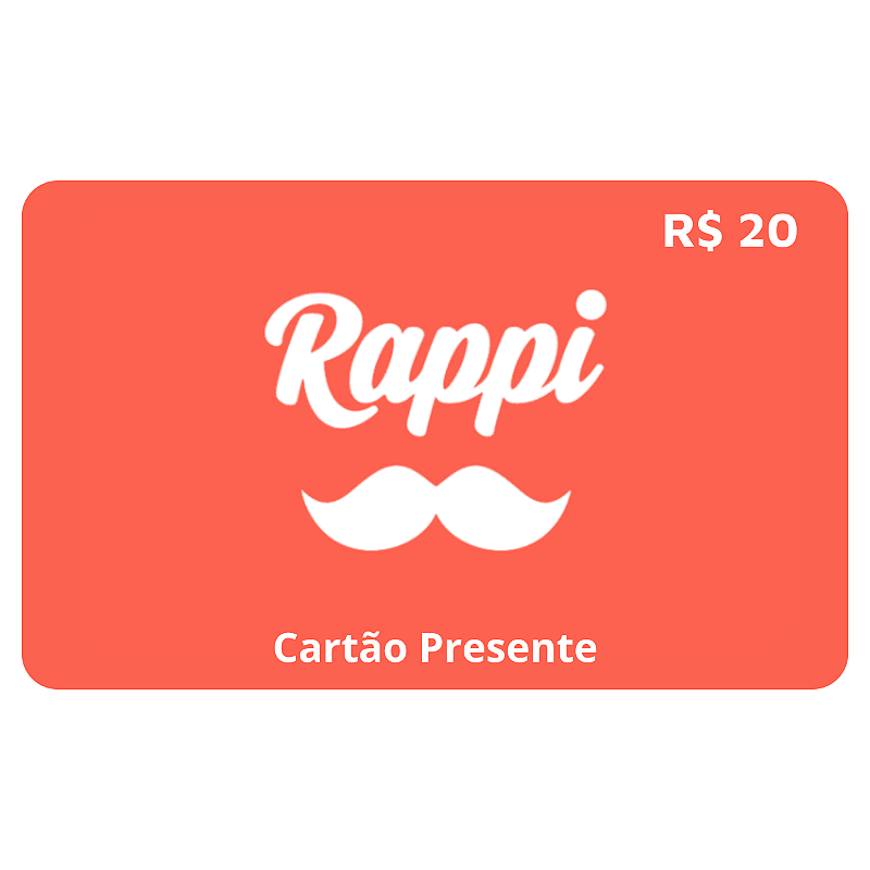 Gift Card Rappi Brasil Cartão Presente Digital - VitelShop