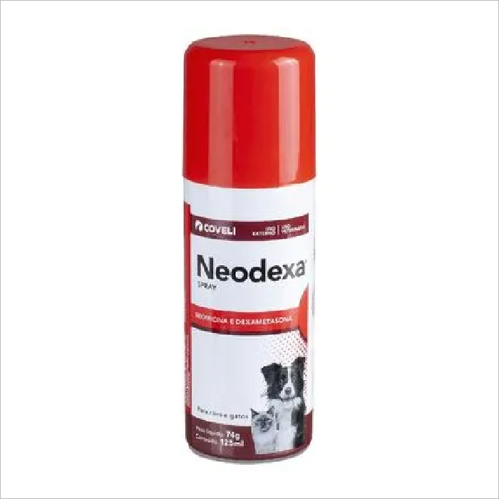 Antibiótico Coveli em Spray Neodexa - 74 g - ZV Pet Shop Conceito