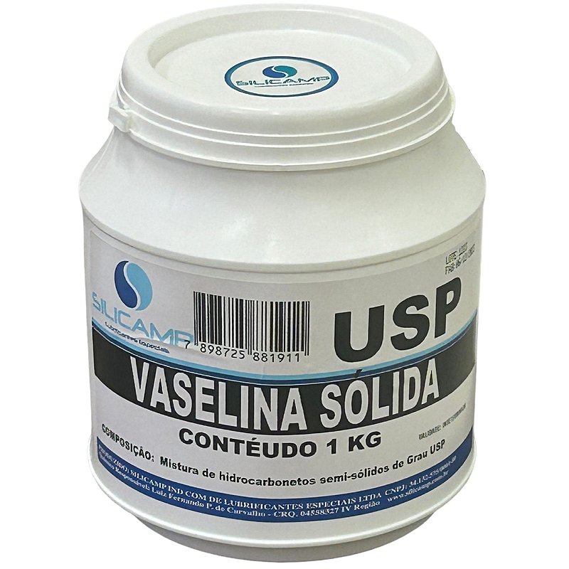 Vaselina Solida Farmacêutica Usp Pura Sem Cheiro Branca 1 Kg - TAPCAMP