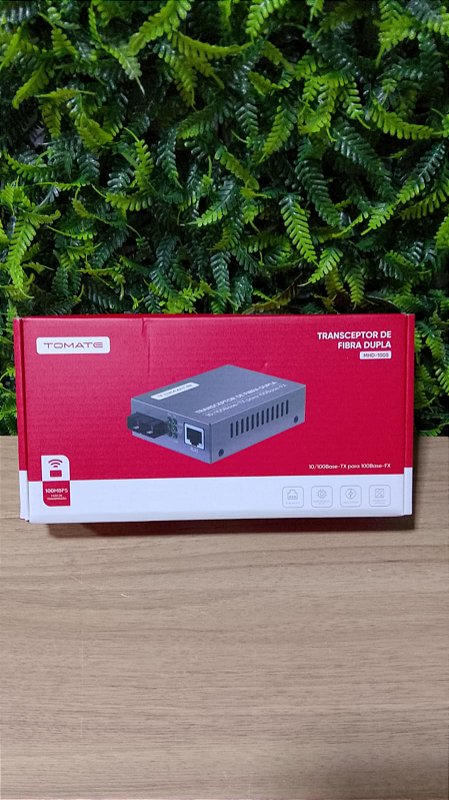 TRANSCEPTOR DE FIBRA DUPLA 100MBPS TOMATE MHD-100S - Loja Tomate