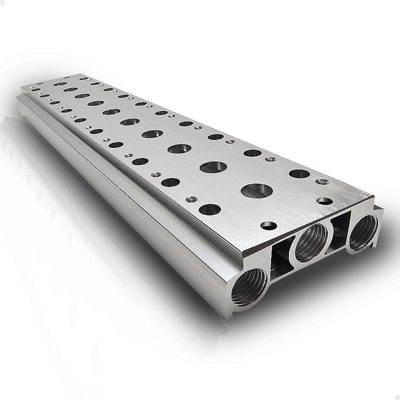 Base Manifold de alumínio 10 posições - Nd Pneumatica