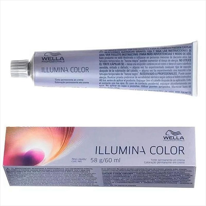Wella Illumina Color 5/7 Castanho Claro Marrom Luminoso - AMERIDAN E-COMMERCE