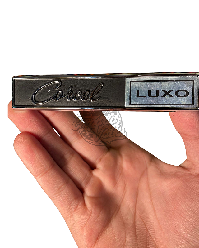 Plaqueta "Corcel Luxo" Painel Porta-Luvas - Empório Volks