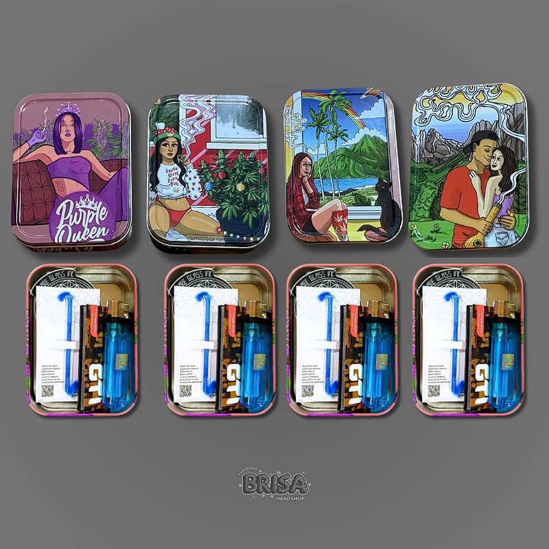 KIT BOX DE METAL - Brisa Headshop