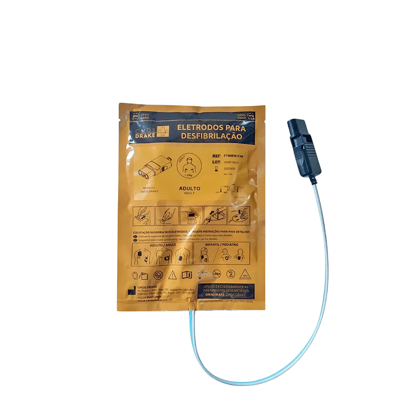 Eletrodo para Desfibrilador - Cmos Drake- Life 400 - Gaia Medical