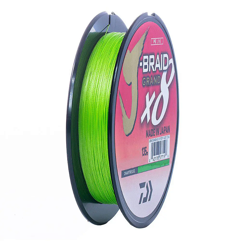 Linha Multifilamento J-Braid Grand X8 - 300m - Chartreuse - Daiwa - MultiPesca Brasil