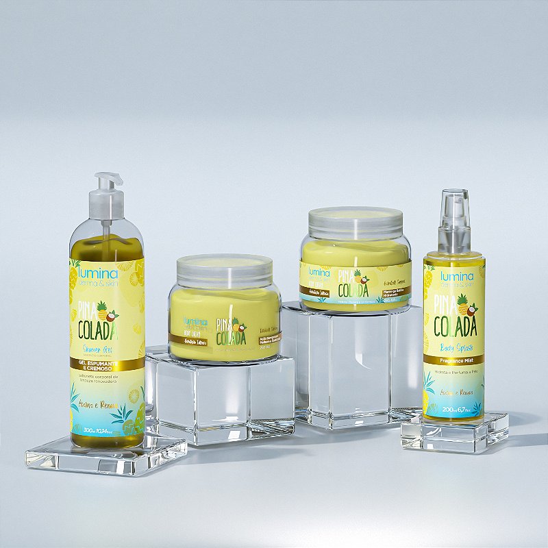 Lumina - Kit Corporal Completo - Pina Colada - Lumina Derma & Skin