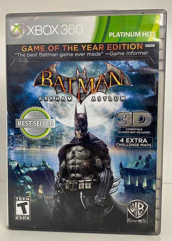 Batman: Arkham Asylum - Xbox 360 - Original - ALB GAMES