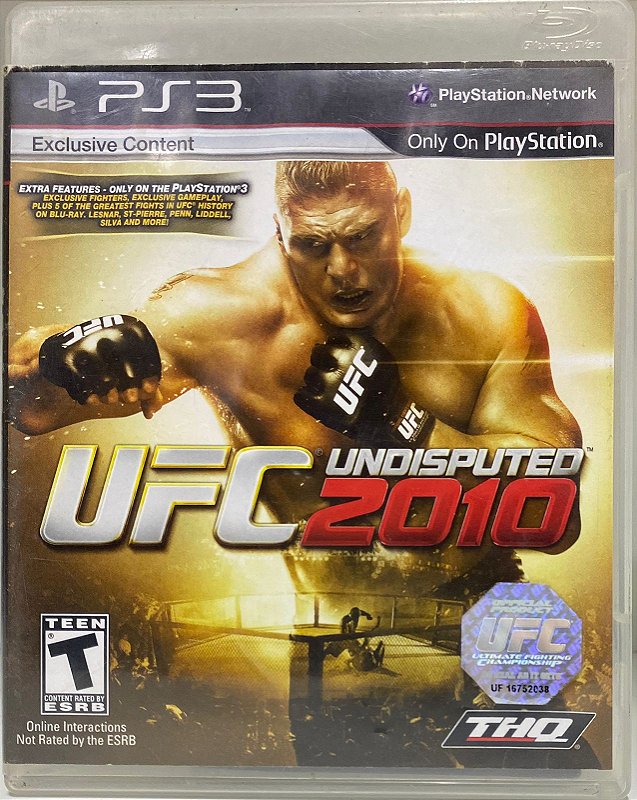 UFC Undisputed 2010 - PS3 - Original - ALB GAMES