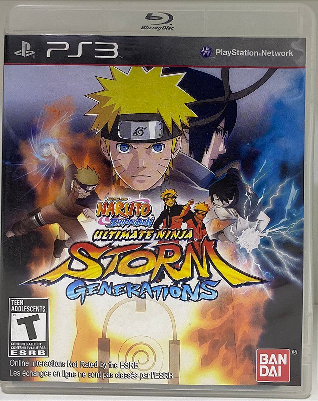 Naruto Shippuden: Ultimate Ninja Storm Generations - PS3 - Original ...