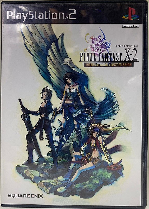 Final Fantasy X-2 International+Last Mission(Japonês) - PS2 - Original - ALB GAMES