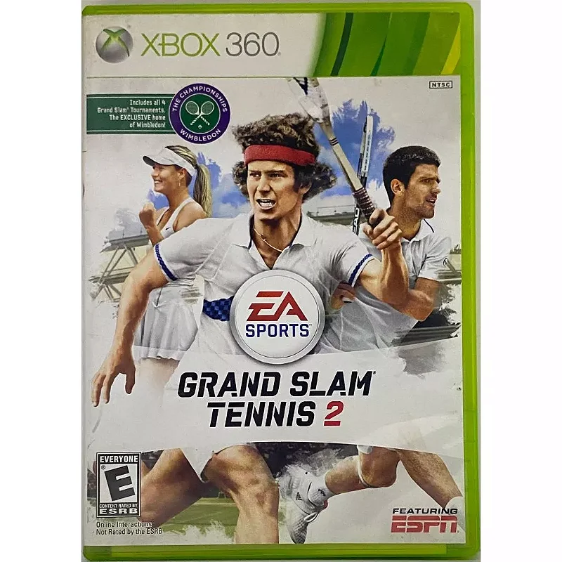 Grand Slam Tennis 2 - Xbox 360 Kinect - Original - ALB GAMES