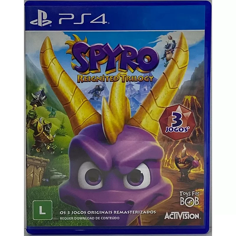 Spyro: Reignited Trilogy - PS4 - Original - ALB GAMES