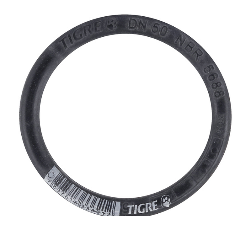 Anel de Vedação Borracha Esgoto 100mm ou 4" Tigre - Mastersol Aquecedores
