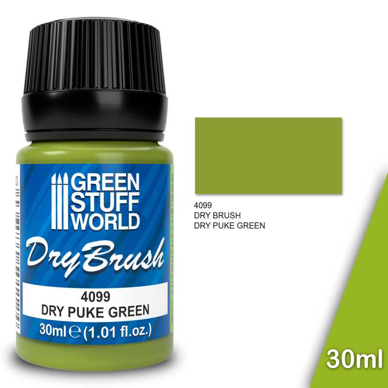 Dry Brush - DRY PUKE GREEN 30 ml - Geek Tintas