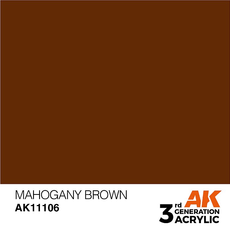 Mahogany Brown Standard - Geek Tintas