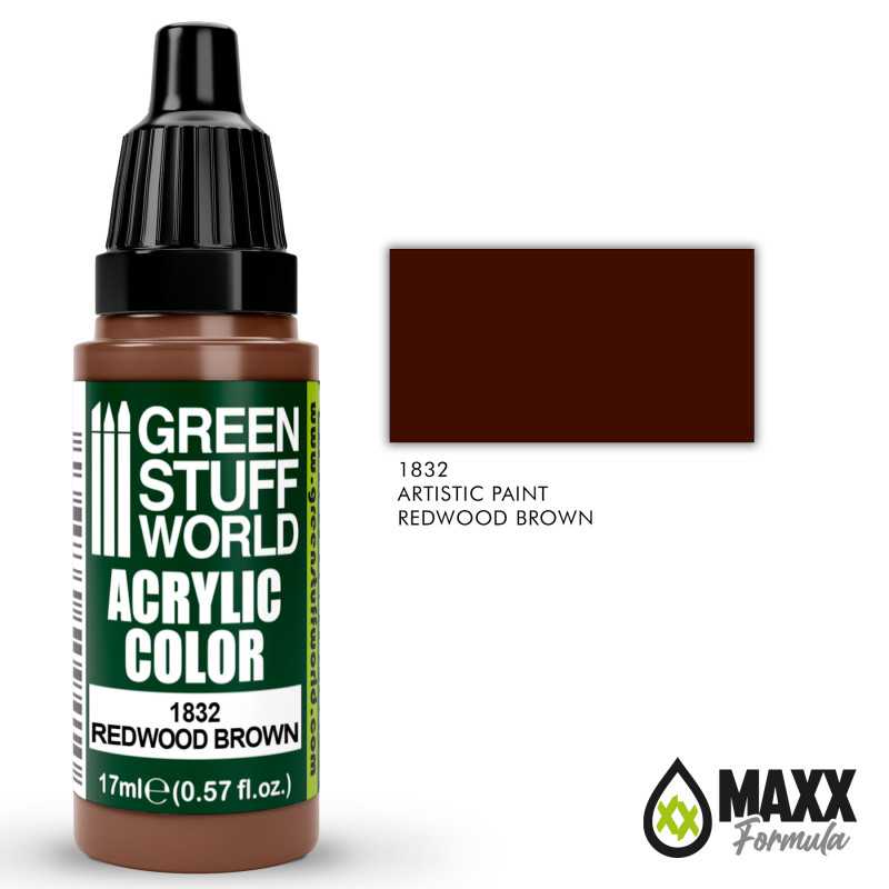 Acrylic Color REDWOOD BROWN - Geek Tintas
