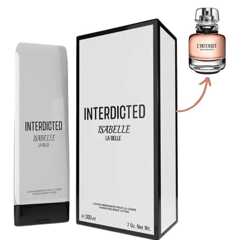 Creme Hidratante Corporal Isabelle la Belle - INTERDICTED 200ml - ID ...