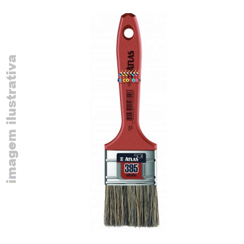 Pincél Trincha Atlas 395 2 polegadas - Gris Média - i9 Colors Premium Store