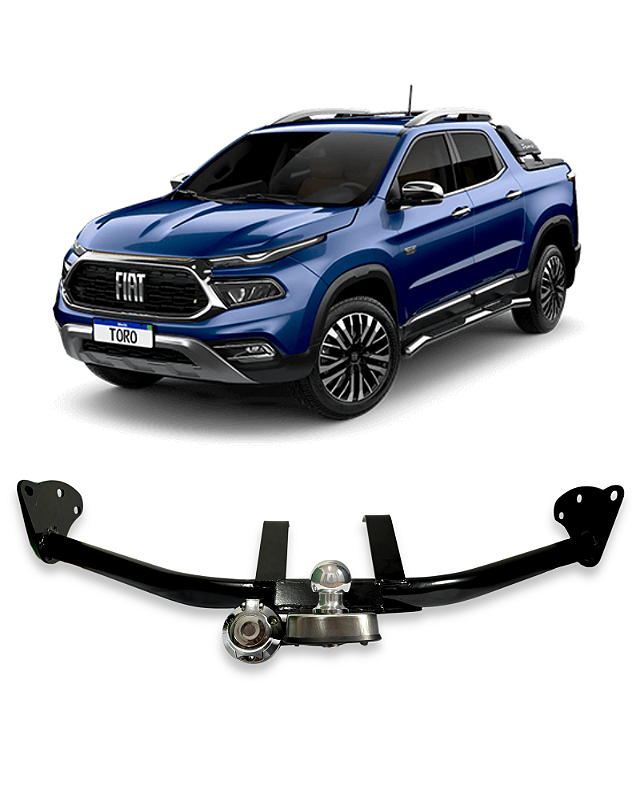 Engate Para Reboque Fixo Fiat Toro 750kg - MFCAR