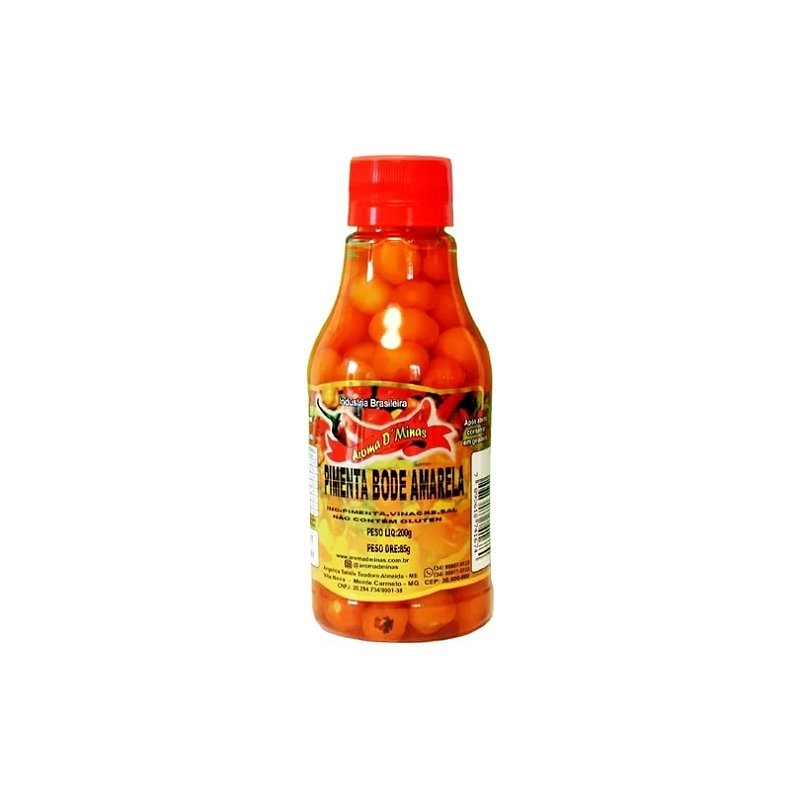 Pimenta Bode Amarela - Aroma D´Minas - 200g - Armazém Seleto