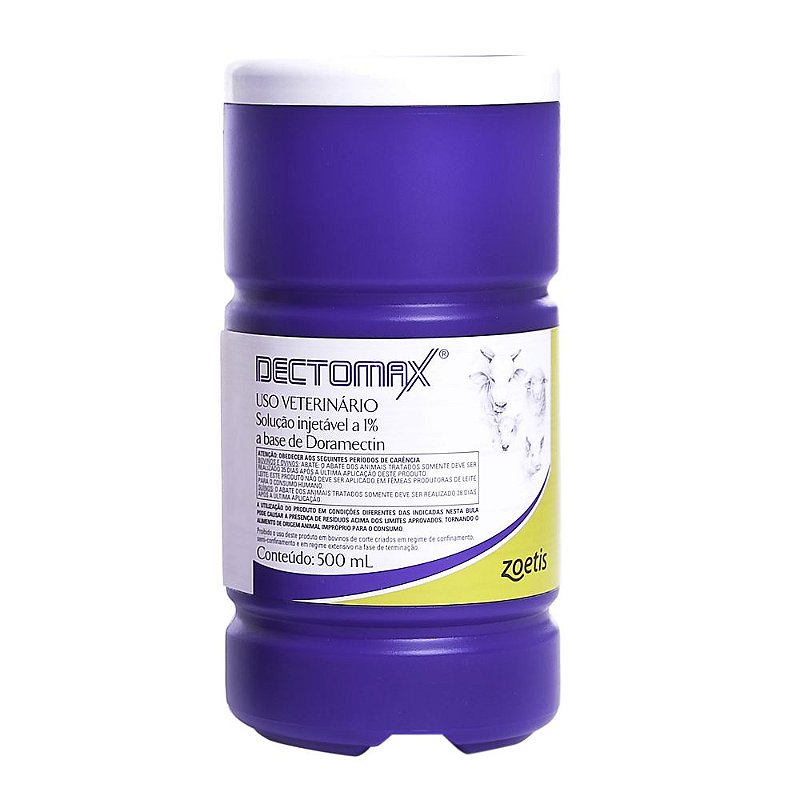 Dectomax 1% Doramectina 500 ml Zoetis - VALE DO SOL AGRONEGÓCIOS