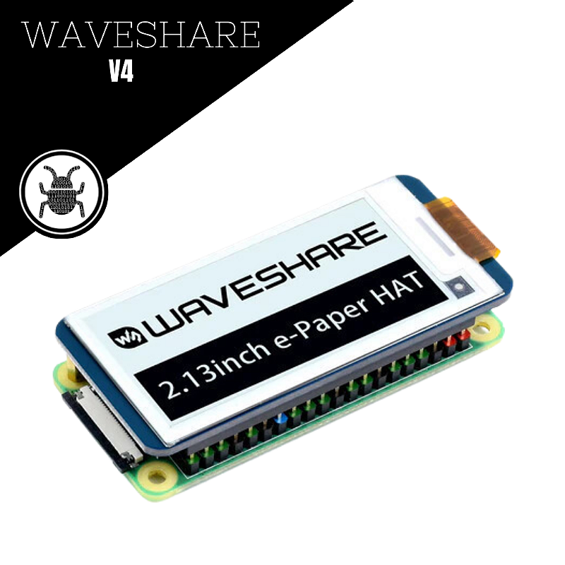 WAVESHARE V4 e-ink display - SPACE HACK