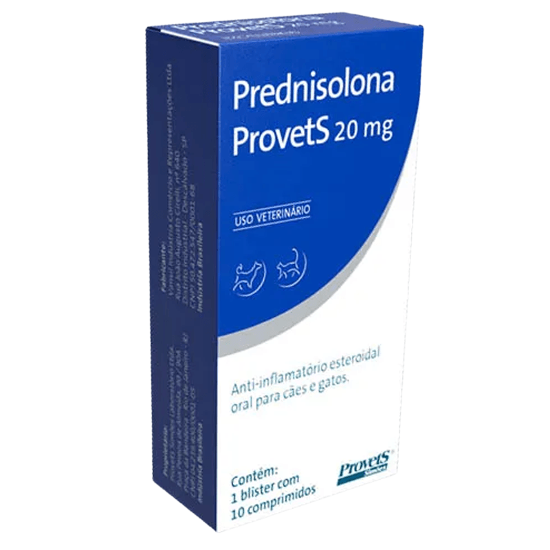 Prednisolona 20mg - Provets - Agrovesso - A loja do campo e da cidade.