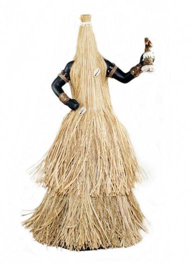 Estátua Orixá Obaluaê Grande (40cm) - Relaxar e Meditar