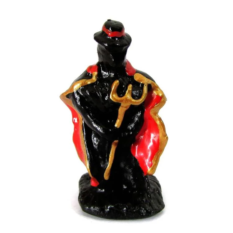 Estátua Mini Orixá Exu Tranca Rua em Resina (5cm) - Relaxar e Meditar
