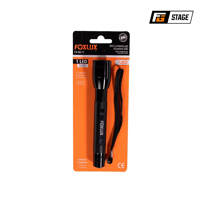 LANTERNA FOXLUX LED ALUMINIO - FG STAGE