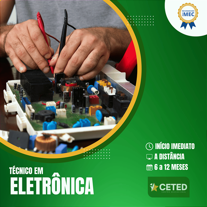 Curso Técnico em Eletrônica EAD | CETED Oficial - Ceted Educacional ...