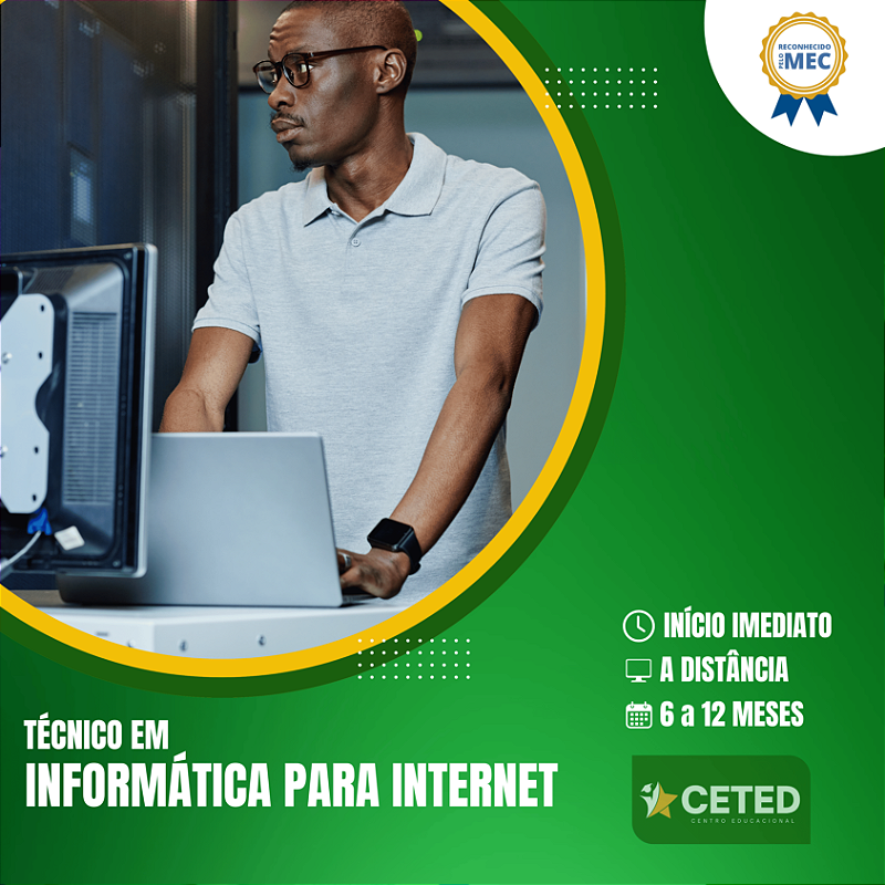 Curso Técnico em Informática para Internet EAD | CETED - Ceted ...