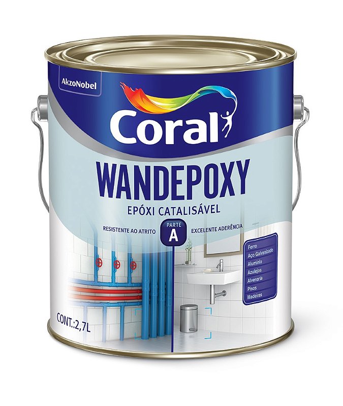 EPOXI BRANCO COMPONENTE A N9,5 WANDEPOX CORAL 2541 - MELOTINTAS.COM