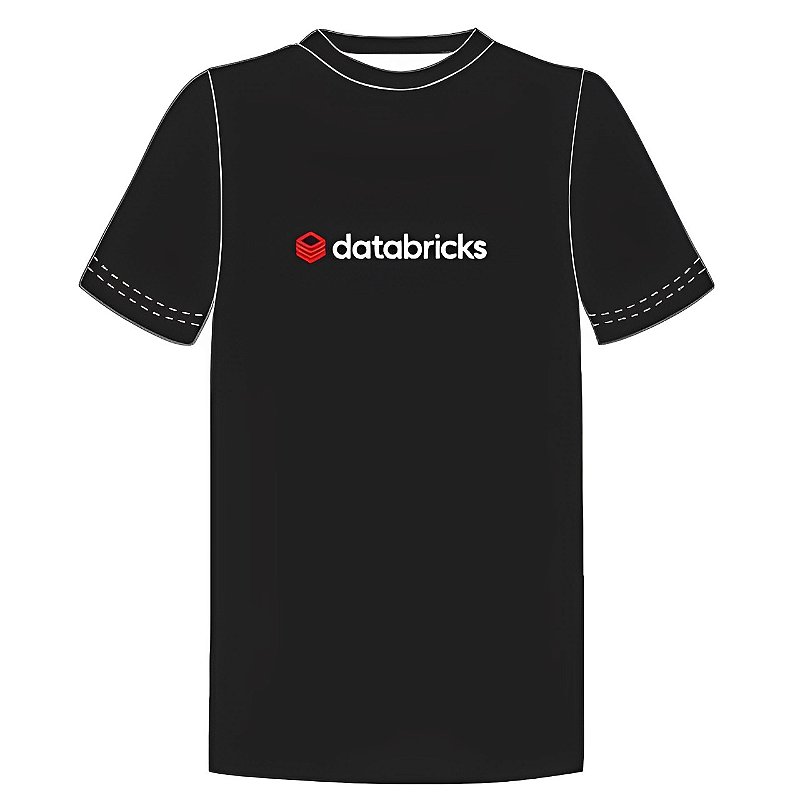 Camiseta Databricks Feminino - Preto - Databricks Swags Brasil