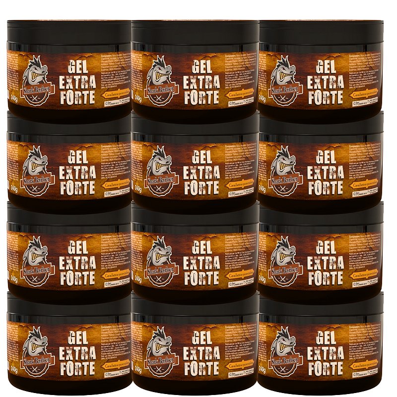 Gel Extra Forte 240g - 12 Unidades - Shark Barber